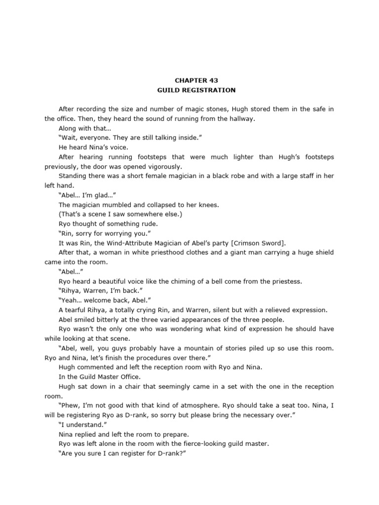 Guild Registration | PDF