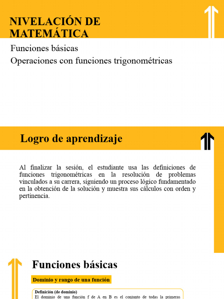 Funciones Básicas y Operaciones Con Funciones Trigonométricas | PDF ...