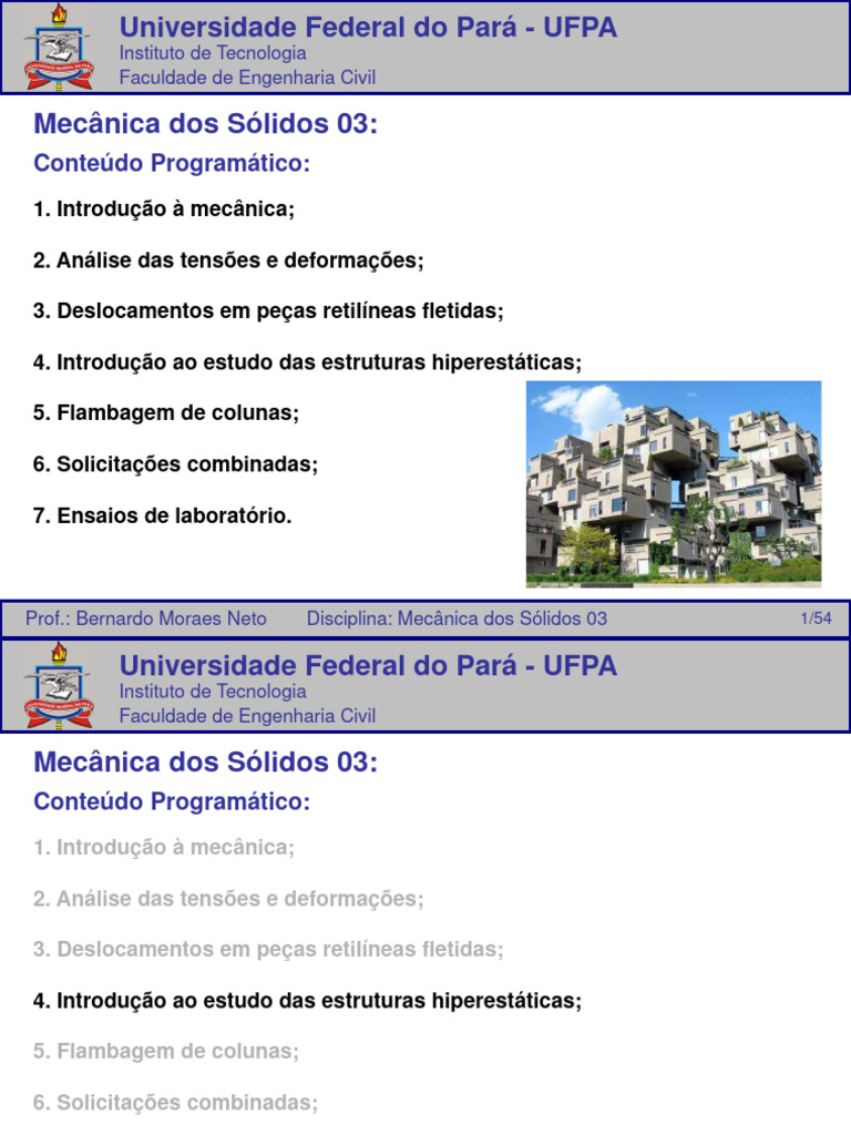 04 - MEC SOL III - Introduýýo Ao Estudo Das Estruturas Hiperestýticas | PDF | Engenharia ...