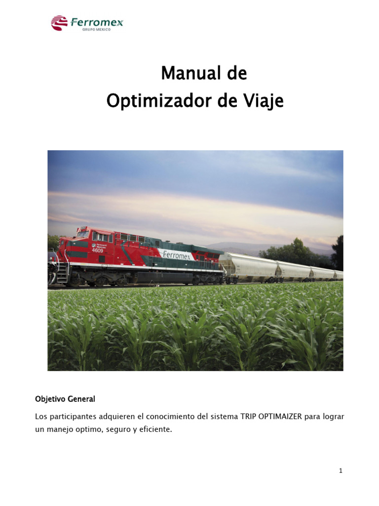 Manual To Actualizado | PDF | Tren | Locomotoras