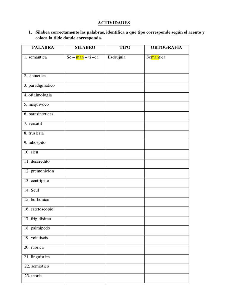 Actividades de Acento y Tildación | PDF | María, madre de Jesús | Dios