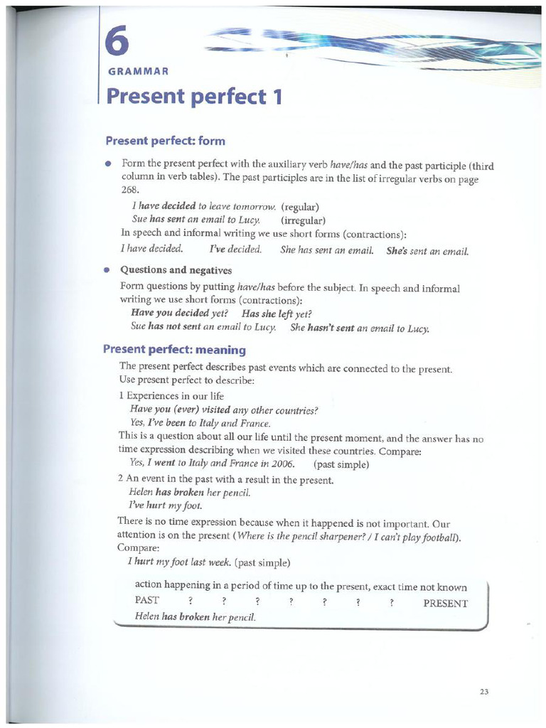 Present Perfect Intermediate Vince | PDF