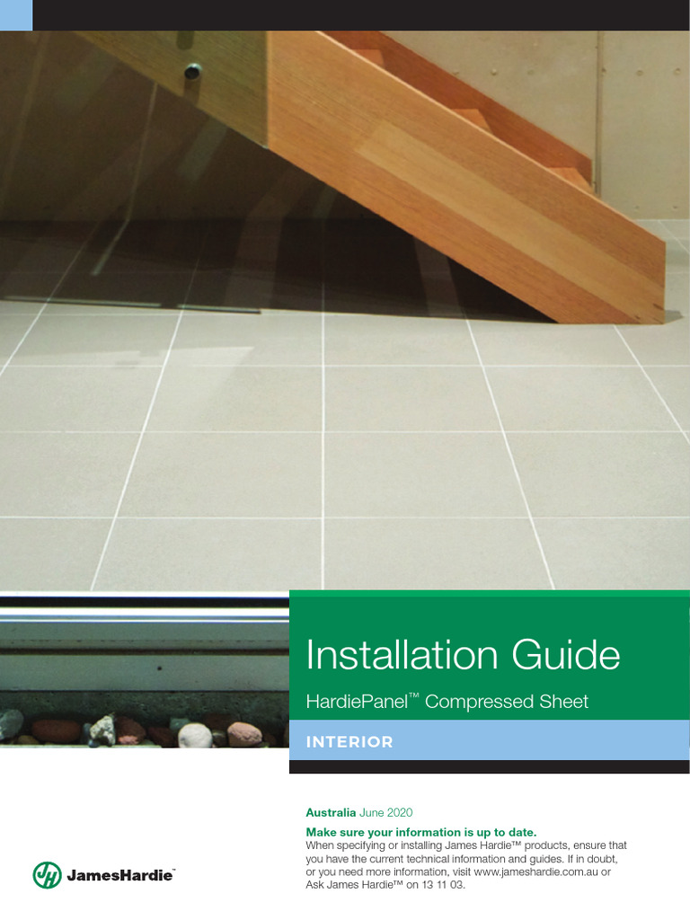HardiePanel Compressed Sheet Interiors Installation Guide 220620 Web ...