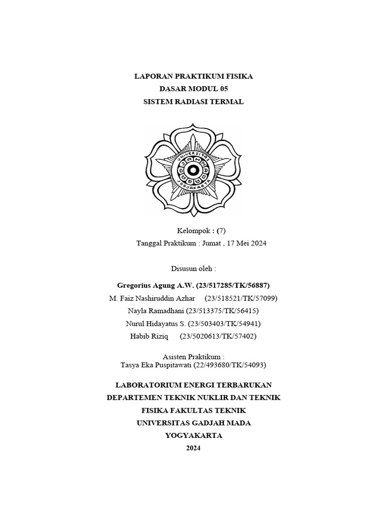 Laporan Radiasi Termal | PDF