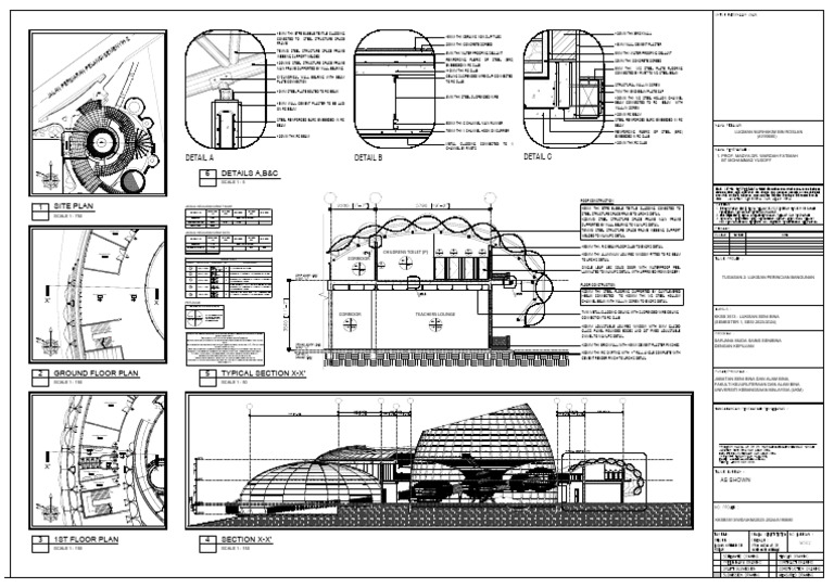 CTH Tugasan 2 Working Drawing UKM KKSB3513 | PDF | Building | Building ...