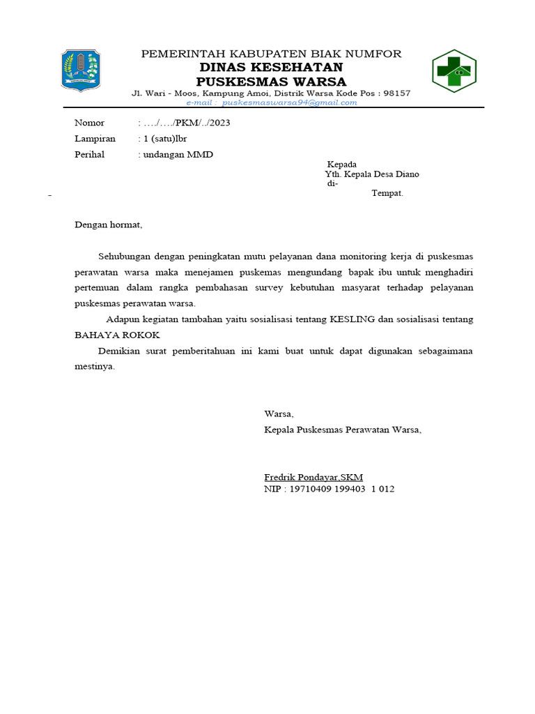 NOTULEN MMD, P4K, Cantin | PDF | Kesehatan Holistik