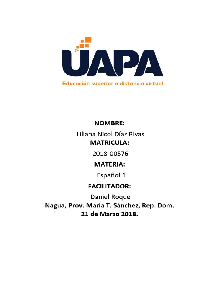 Trabajo Final Español 1 | PDF