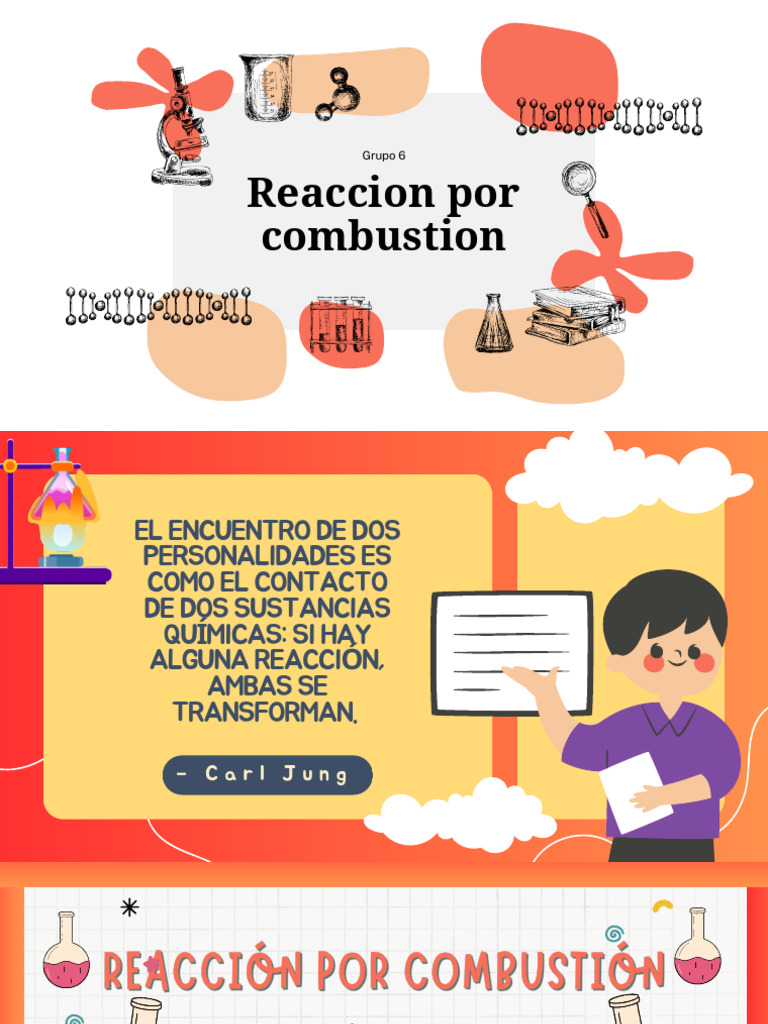 Reacción Por Combustión | PDF | Redox | Reacciones químicas