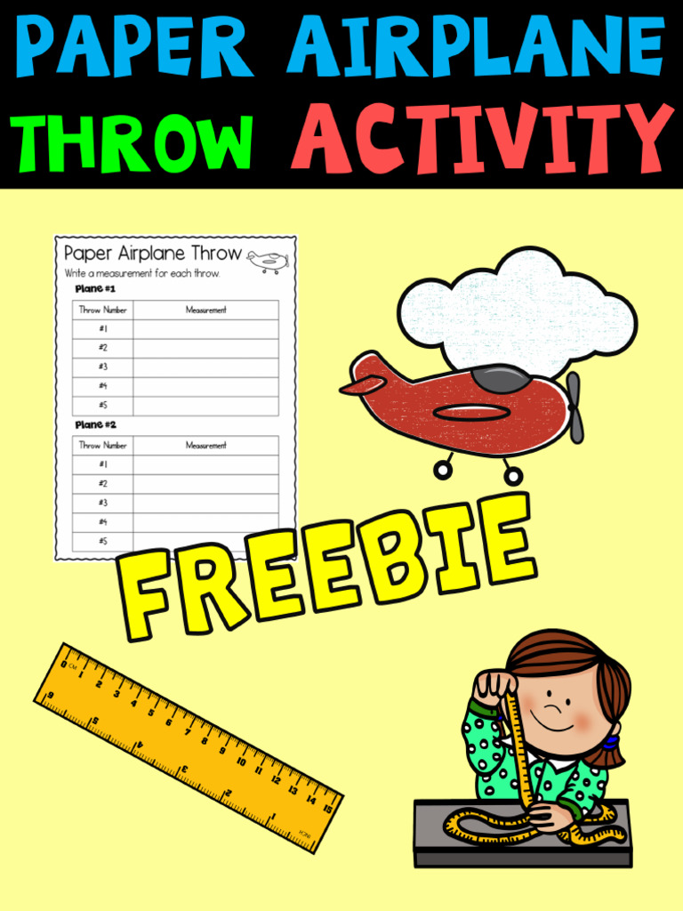MeasurementActivityFREEBIEPaperAirplaneThrow 1 | PDF