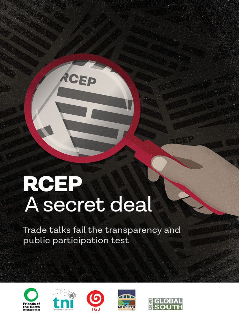 Foe Rcep Secret Deal 2 Web | PDF | Trans Pacific Partnership | Mining