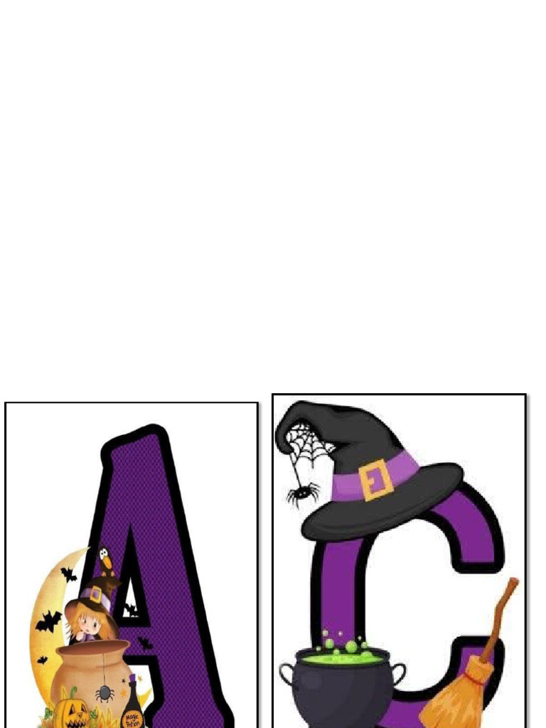 Abecedario Brujas Mayusc | PDF