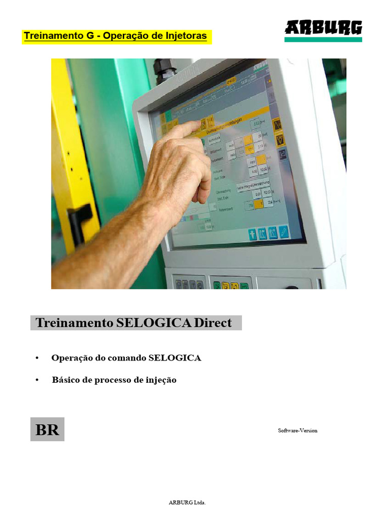 ARBURG G Selogica Direct Atual (1) - 1 | PDF | Máquinas | Teclado de ...
