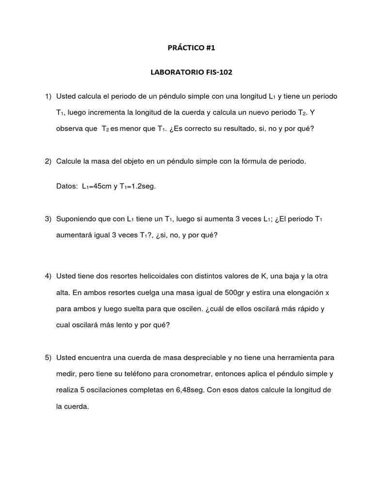 Práctico Lab FIS 102 | PDF | Densidad | Pascal (Unidad)