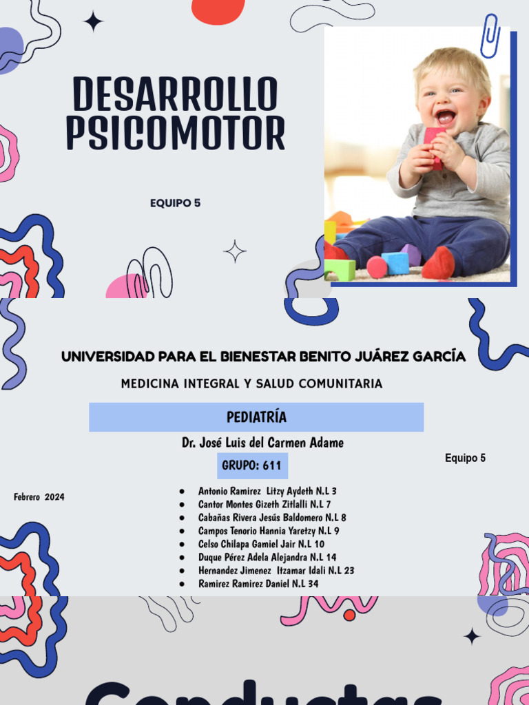 Desarrollo Psicomotor Expo | PDF