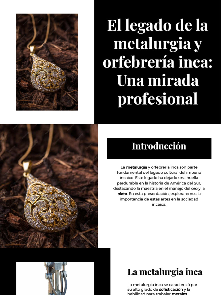 Legado de la Metalurgia Incaica | PDF | Imperio Inca | Metalurgia
