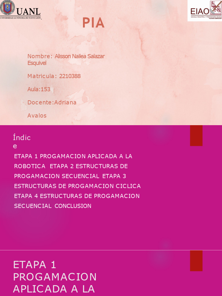 Pia de Robotica | PDF | Infrarrojo | Programación de computadoras