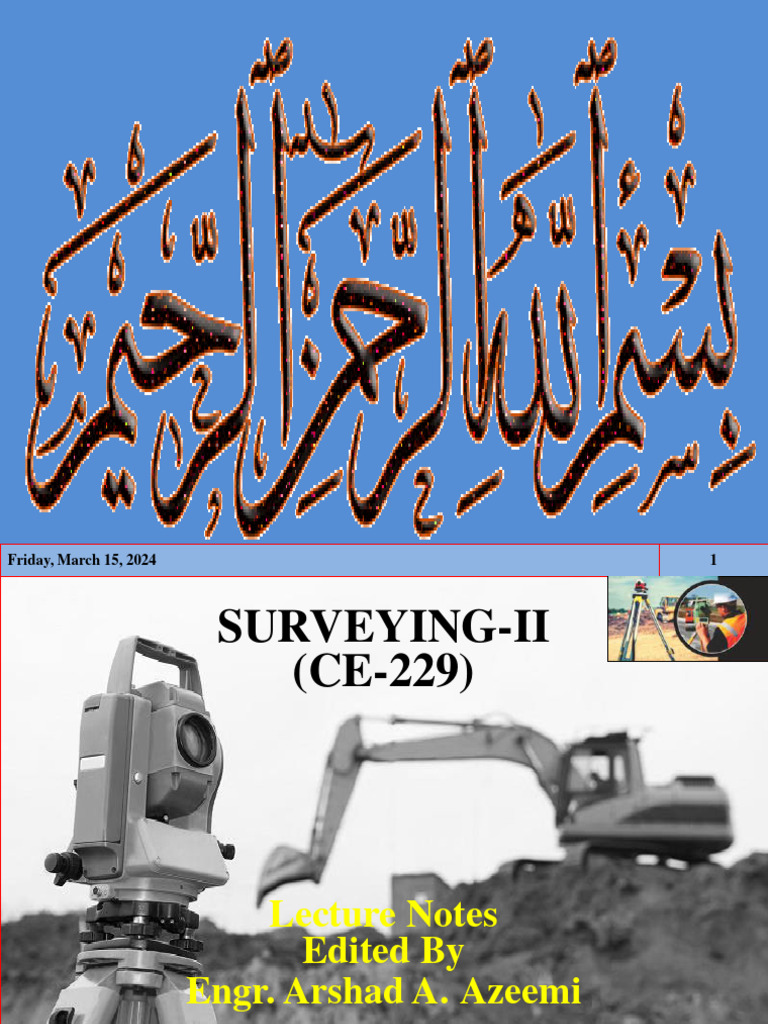 Lecture # 03 (Curves - Part-3 - Compund Curves & Transition Curves) | PDF | Tangent | Analytic ...