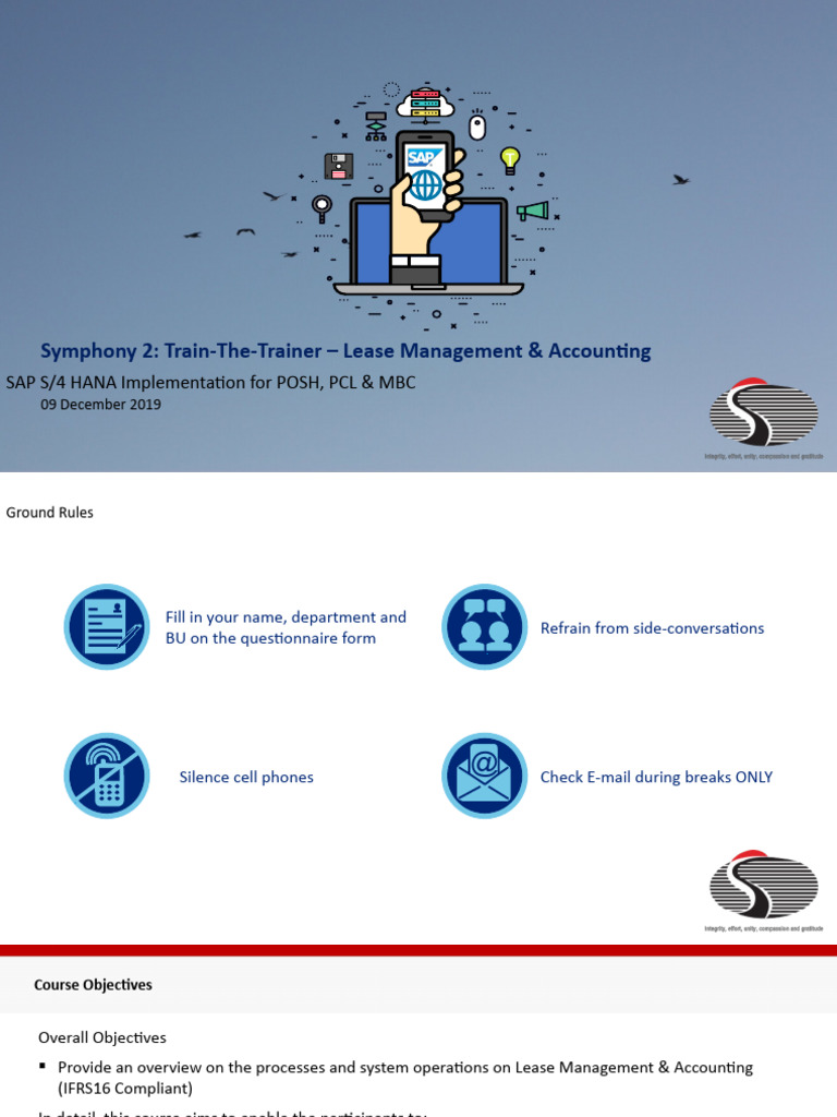SAP S/4 HANA Lease Management Training | PDF | Depreciation | Lease