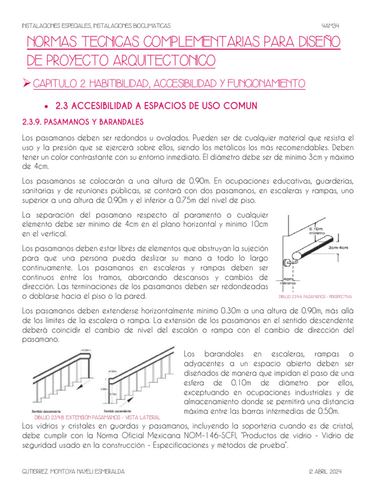 Normas de Accesibilidad en Escaleras | PDF | Escalera | Ascensor