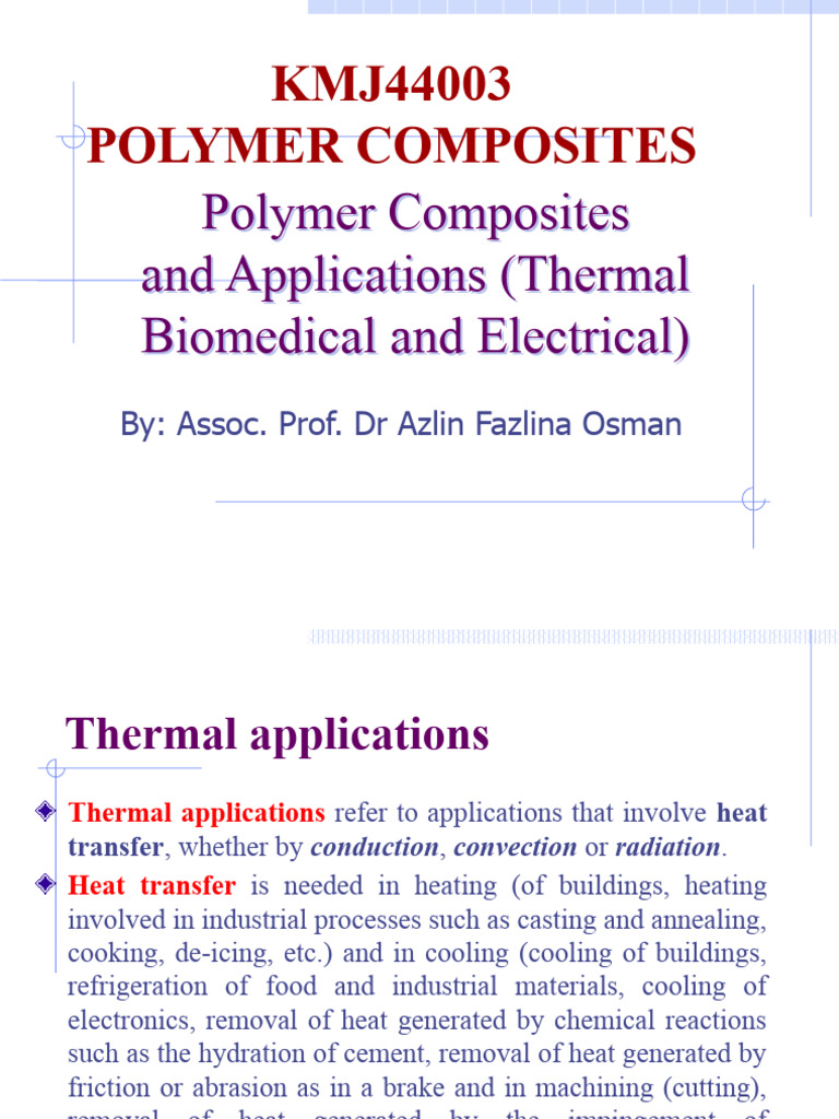08 Polymer Composites Applications - Part 2 | Download Free PDF ...