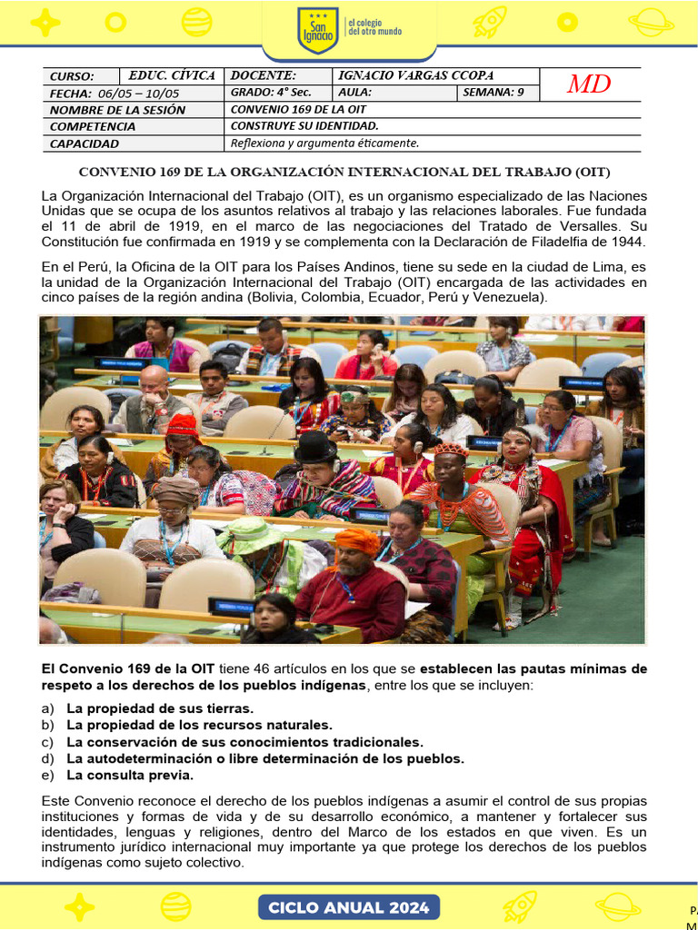 Puno 4sec Semana9 E.cívica Prof - Ignacio Vargas | Descargar gratis PDF | Organización ...