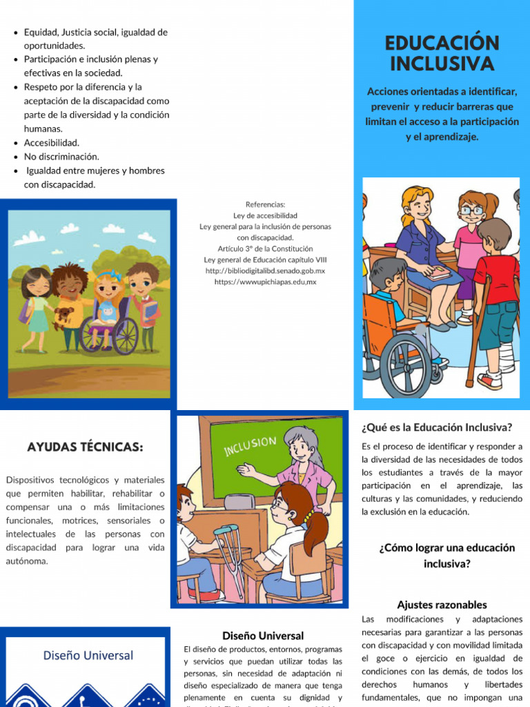 Triptíco Inclusión | PDF