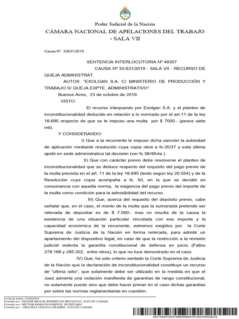 Fallo | PDF | Apelación | Justicia