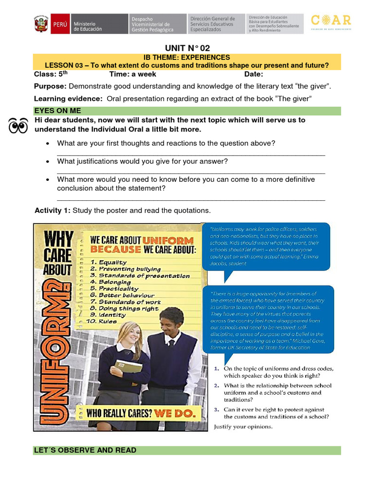 UNIT_2_LESSON_3_OK | PDF | Knowledge