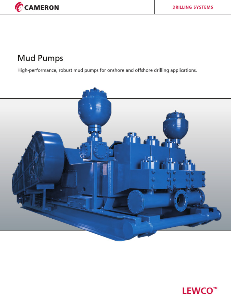 LEWCO Mud Pumps | PDF | Pump | Horsepower