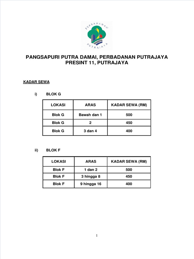 Dokumen - Tips - Borang Sewa Kuarters PPJ p11 | PDF