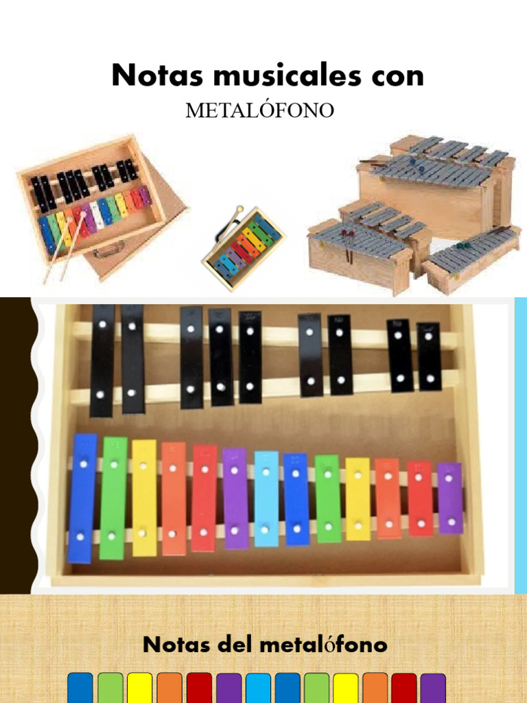 Notas Musicales en Metalófono | PDF