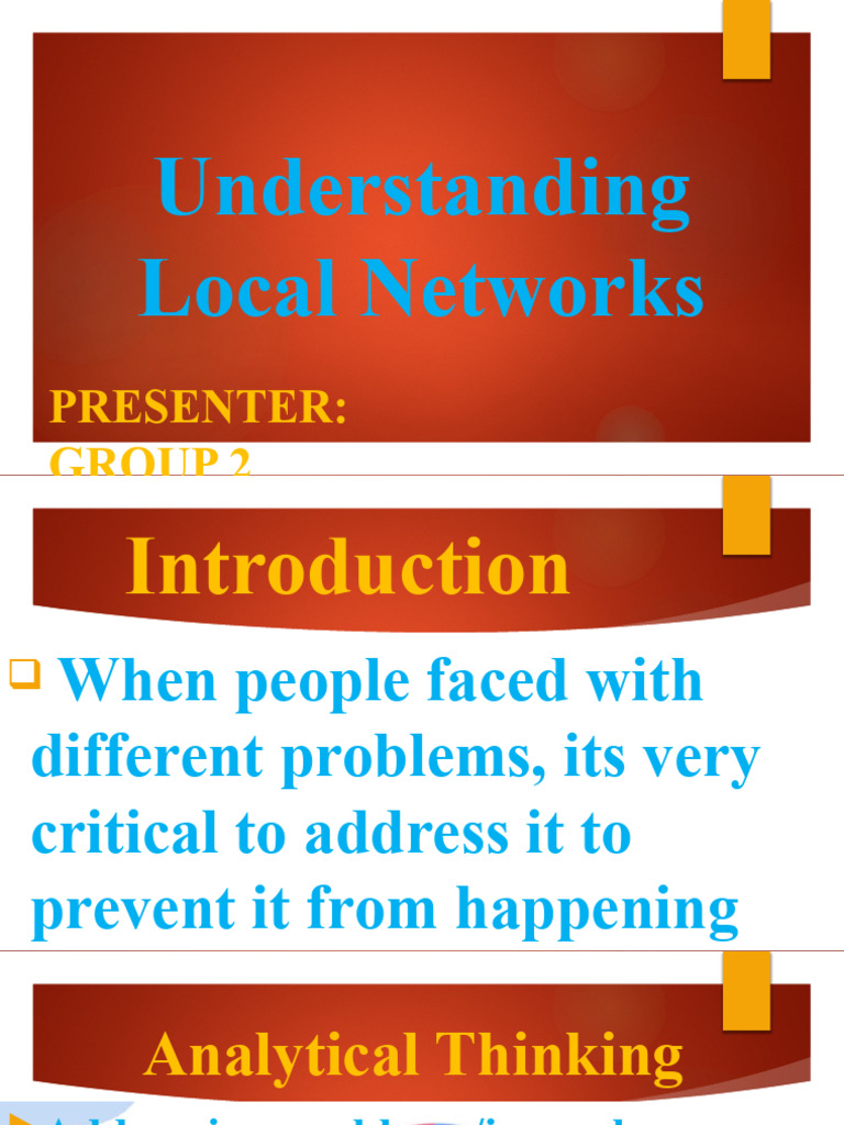 TNCT Understanding Local Networks | Download Free PDF | Thought | Intuition