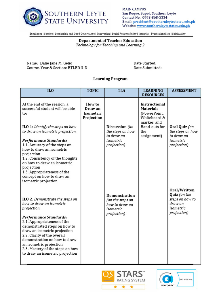 Gelio lm3 Ilo - TTL 2 | PDF | Teaching | Human Communication