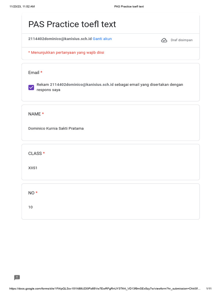 PAS Practice TOEFL Text | PDF | Medicine | Virology