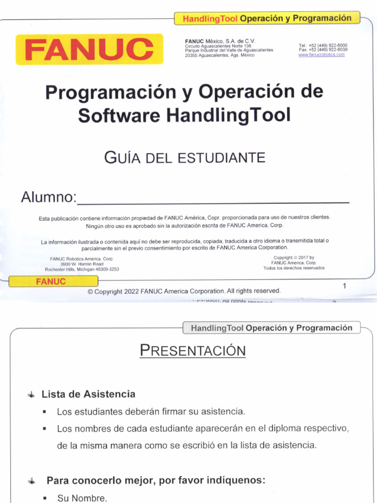 programacion y operacion fanuc 2022 | PDF