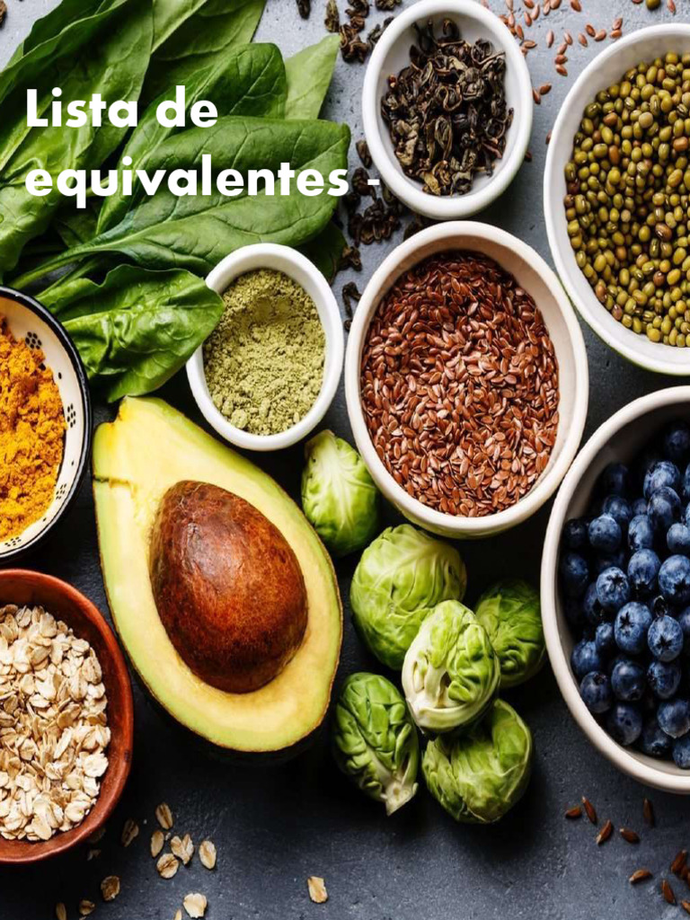 Lista de Equivalentes. | PDF | Cerdo | Crema