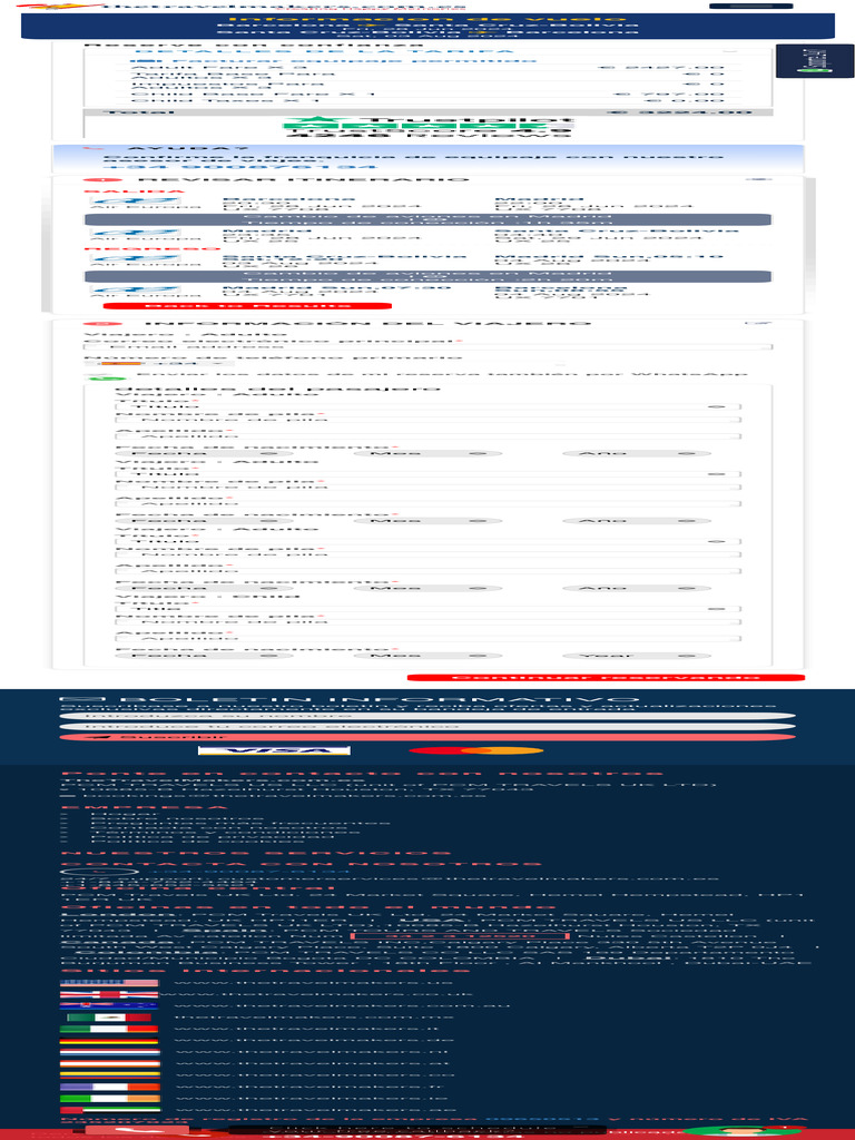 Passenger Details Pdf