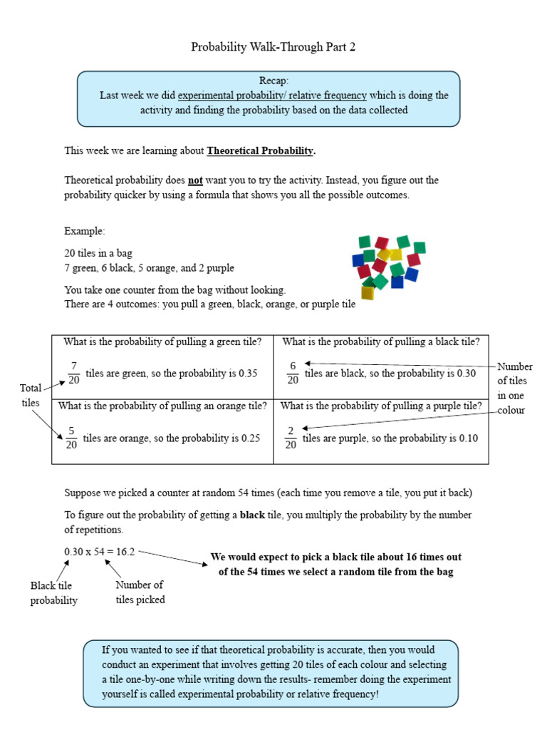 Theoretical Probability | PDF | Probability | Applied Mathematics