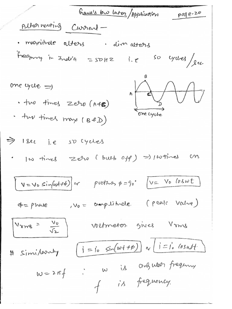 Ac Short Notes | PDF