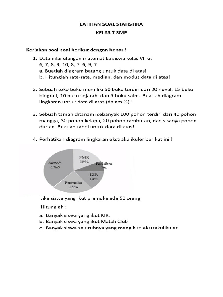 Latihan Soal Statistika 2 | PDF