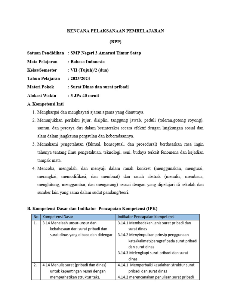 RPP PPL Siklus 2 | PDF | Karier & Perkembangan