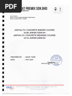 ACW 14 Asphalt Mix Design Specifications | PDF | Asphalt | Concrete