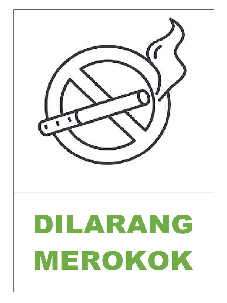 POSTER Larangan Merokok | PDF