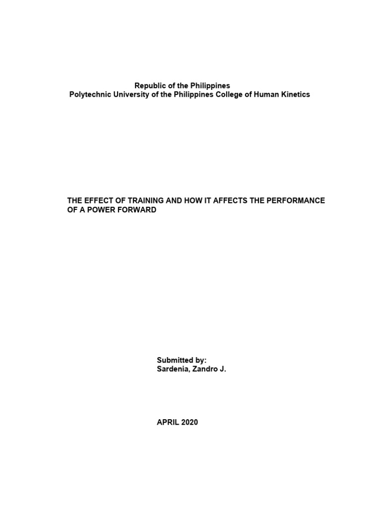 Program - Physiology | PDF | Strength Training