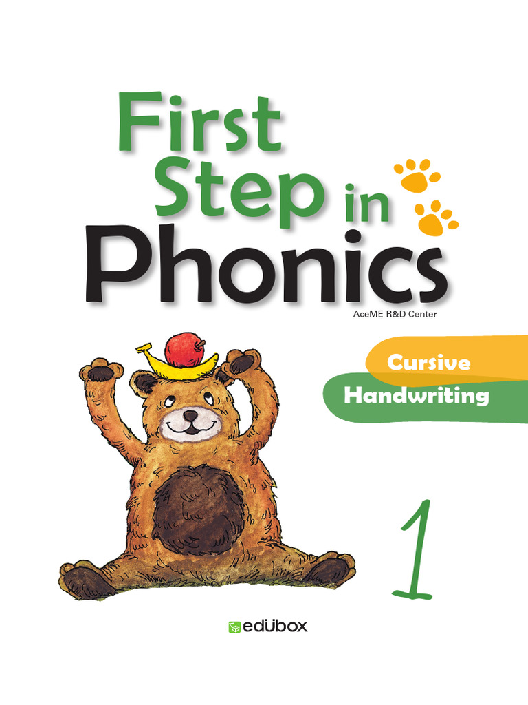 First Step in Phonics 1 - Cursive Handwriting | PDF