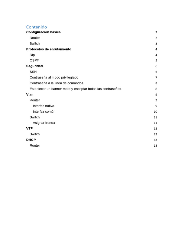 Biblia - Comandos Switches | PDF | Arquitectura de internet | Protocolos de internet