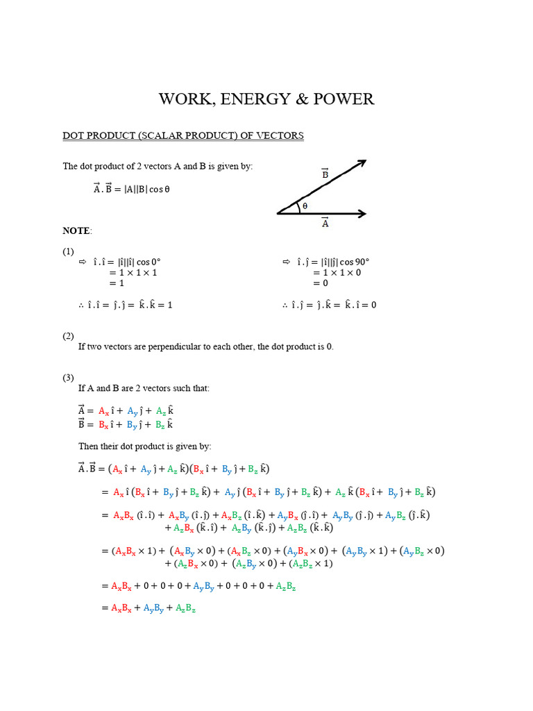 WORK POWER ENERGY | PDF | Collision | Potential Energy