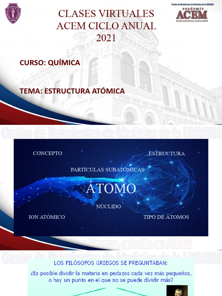 Estructura Atómica: Conceptos Clave | PDF | Neutrón | Átomos