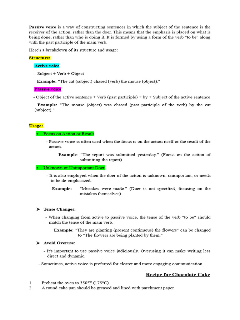 Private Course | PDF | Cakes | Verb