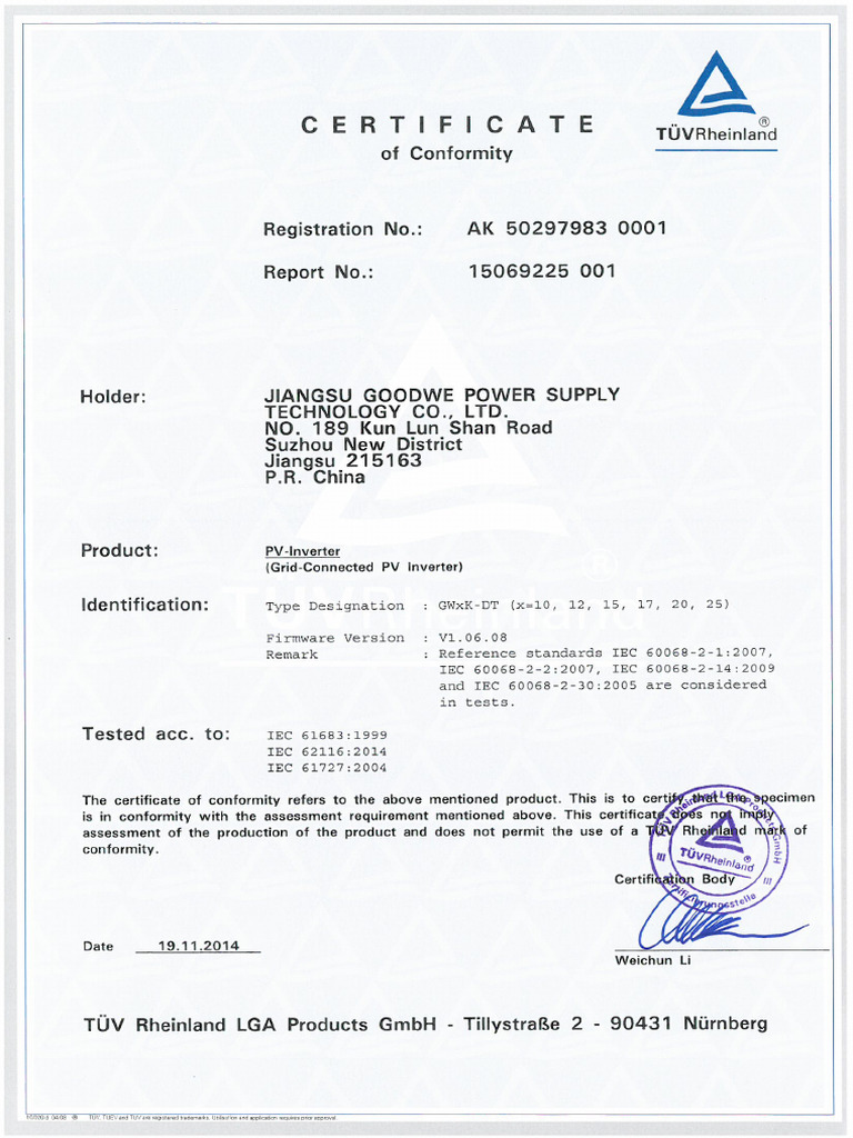 Iec 62116 DT | PDF